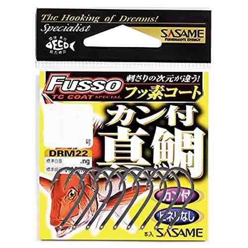 SASAME ささめ針 DRM22 カン付真鯛 TCフッ素コート 15号 フッ素