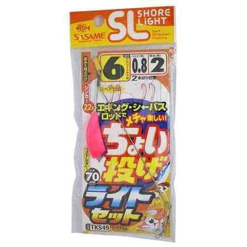 SASAME ささめ針 TKS49 特選 SLちょい投げ ライトセット 6号