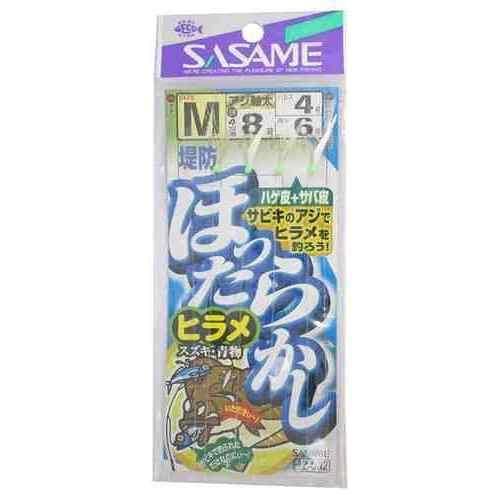 SASAME ささめ針 Z-002 ほったらかし ヒラメサビキ 魚皮 M