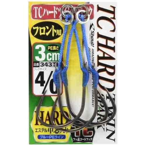 貫通性能に優れたツインスパーク。スローピッチのセッティングに対応する多彩なラインナップ。 TCスパーク仕様による高い貫通性能 1cm、2cm、3cmの長さを用意 7種のフックサイズをラインナップ エステル中芯入りのブルーPEライン リーダー...