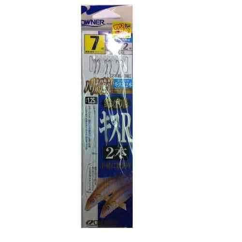 扱いやすい2本鈎仕掛。全長が短いため、シーバスロッドでも容易に扱え、船やボートからの釣りにも適しています。 全長: 1.25m 号数: 7号 ハリス: 1号 幹糸: 2号 使用鈎: キスR カテゴリー: 投釣 対象魚種: キス 食い込みが良...