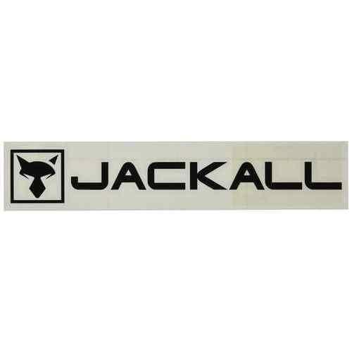 JACKALL ジャッカル カッティングステッカー 長方形 M ブラック