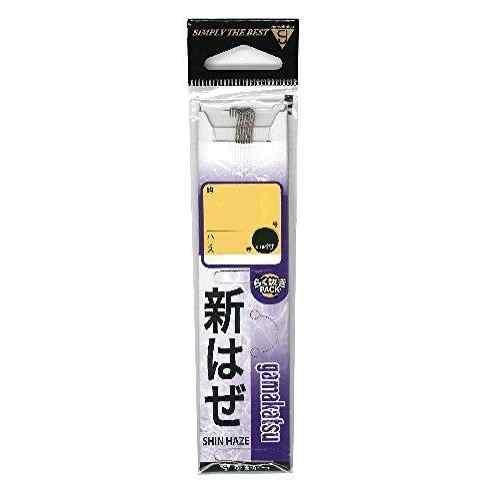 ハゼの口の周りは意外に硬いので、鋭い鈎先で掛かりやすくしています。 品名コード: 11252 号数: 8 ハリス: 1 入数: 7 カラー: 茶