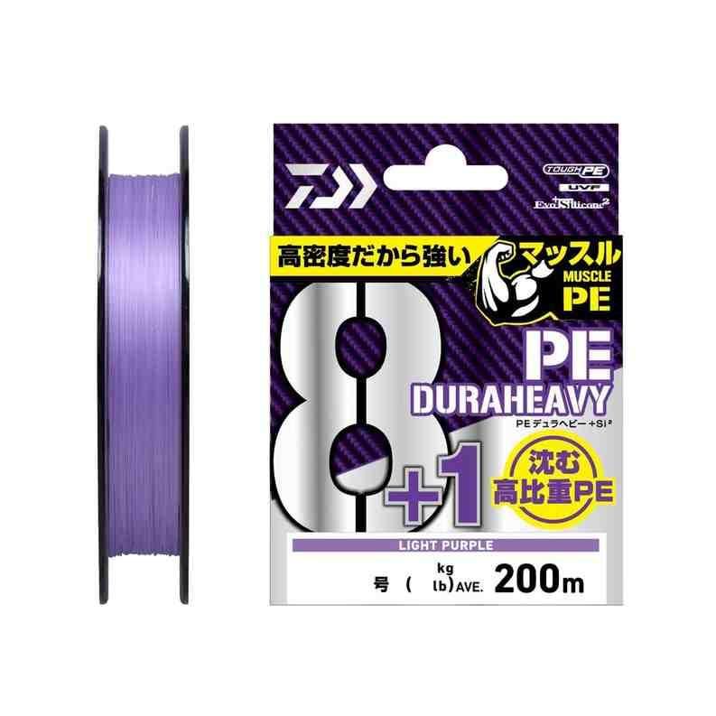 参考号数: 1.2 巻糸量(m): 200 比重: 1.07 カラー: ライトパープル(LP) 耐摩耗性・耐久性に優れた高密度「マッスルPE」に高比重タイプが登場 高比重PE(芯線に高比重FEPを使用) PE8本+FEP1本の「8+1構造」...