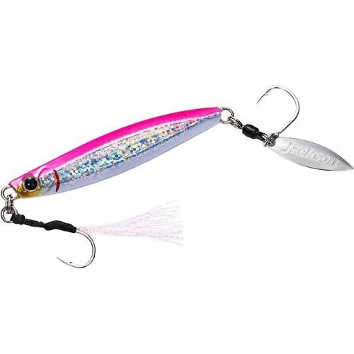 ワンチャンスを物にする為の煌めきアピールメタルエフェクト。 Stayfallでは縦の釣りを意識した喰わせの間を演出。 このメタルエフェクトBladeは巻きの釣りを意識した横の釣りに焦点を合わせ開発。 窪みとエッジを対照にする事でボディーの細...