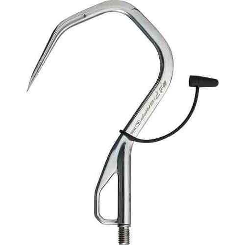 オリジナルスリット形状のビッグギャフ。ビッグゲーム用のハイパワーギャフ。 素材: ステンレス(SUS304) サイズ: L/148×253 (mm) 自重: 278g ウィットネジ1/2の柄に対応 サポートロープが取り付け可能なロープホール...