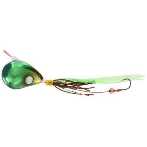 潮流の速いエリアに対応した鉛式ビンビン玉スライド。新素材「T＋ラバー」を使用し、アクション性能を向上させた設計。 極限までアクション性能を高めたデザイン 海老パウダーと海老オイルを配合した新素材「T＋ラバー」使用 左右にふれるスラローム軌道...