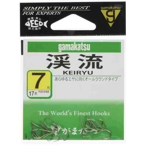 頑丈で鈎先の鋭さを最重視して作り上げた鈎 アゴを貫き、しっかりと渓魚をとらえます あらゆる餌に向く「オールラウンドタイプ」 品名コード: 12012 号数: 7 入数: 17