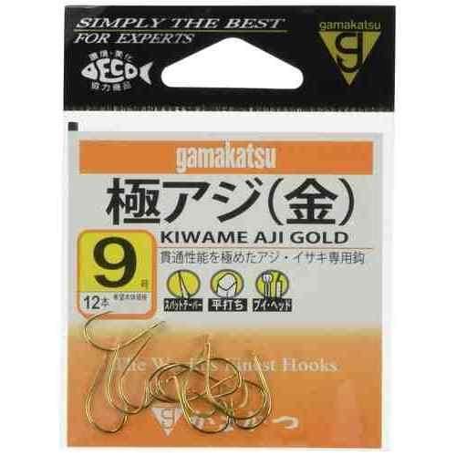 高品質な釣り針のご紹介。 金色の仕上げで、視認性が高い。 耐久性に優れた素材を使用。 鋭い先端で、しっかりとした刺さりを実現。 多様な釣りシーンに対応可能。 スペック サイズ: 9号 入数: 1個 JANコード: 4549018367287...