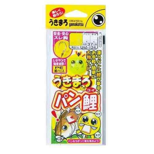 食パンを小さくちぎってバラまきます。鯉の姿が見えたらパンを付け仕掛を投入! 鯉がだんだんと近づき、エサを吸い込む瞬間は興奮まちがいなし! ご家族でお楽しみください。 品名コード: UM124 号数: 8 ハリス(PE): 6 道糸: 6 入...