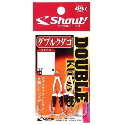 ヒラマサ・GT・マグロのトップウォーターゲームに適したアシストフック。 プラグに取り付けるタイプ ショートバイトでもフックが吸い込まれやすい 掛けてからのバラシが激減 ダブルクダコよりも短いセッティング ベリーや小型ルアーへの搭載時にトラブ...