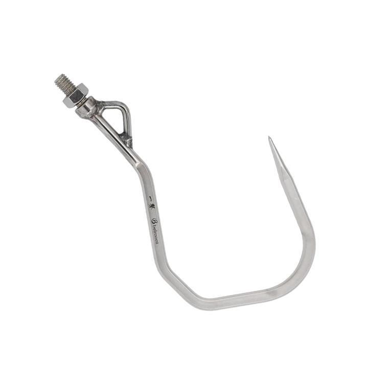 大型魚のランディングに特化したビッグゲームギャフ。 強度が高く、錆びに強い18－8ステンレス素材を使用 掛けた魚を逃がしにくい形状 垂直耐荷重160kgで、大型魚にも対応 スペック サイズ: 約H275×W150mm 線径: 11×8mm ...