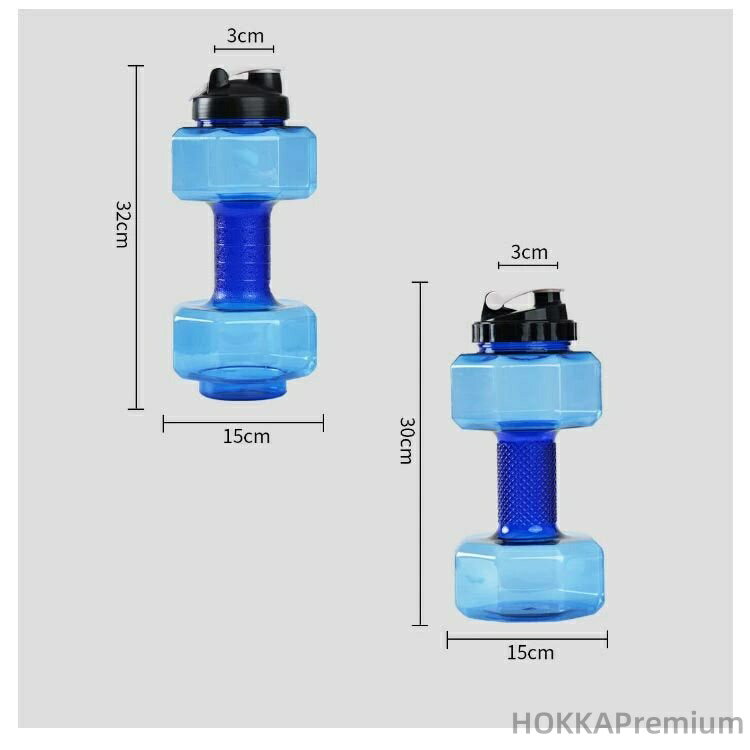 水を入れて使えるウォーターダンベル(2200ml・2600ml)です。 大容量のスポーツウォーターボトル、スポーツアウトドアスポーツの前後の水、およびキャンプキャンプ用水に十分です。入れる水量でダンベルの重さが調節できるので、女性や、初心者...