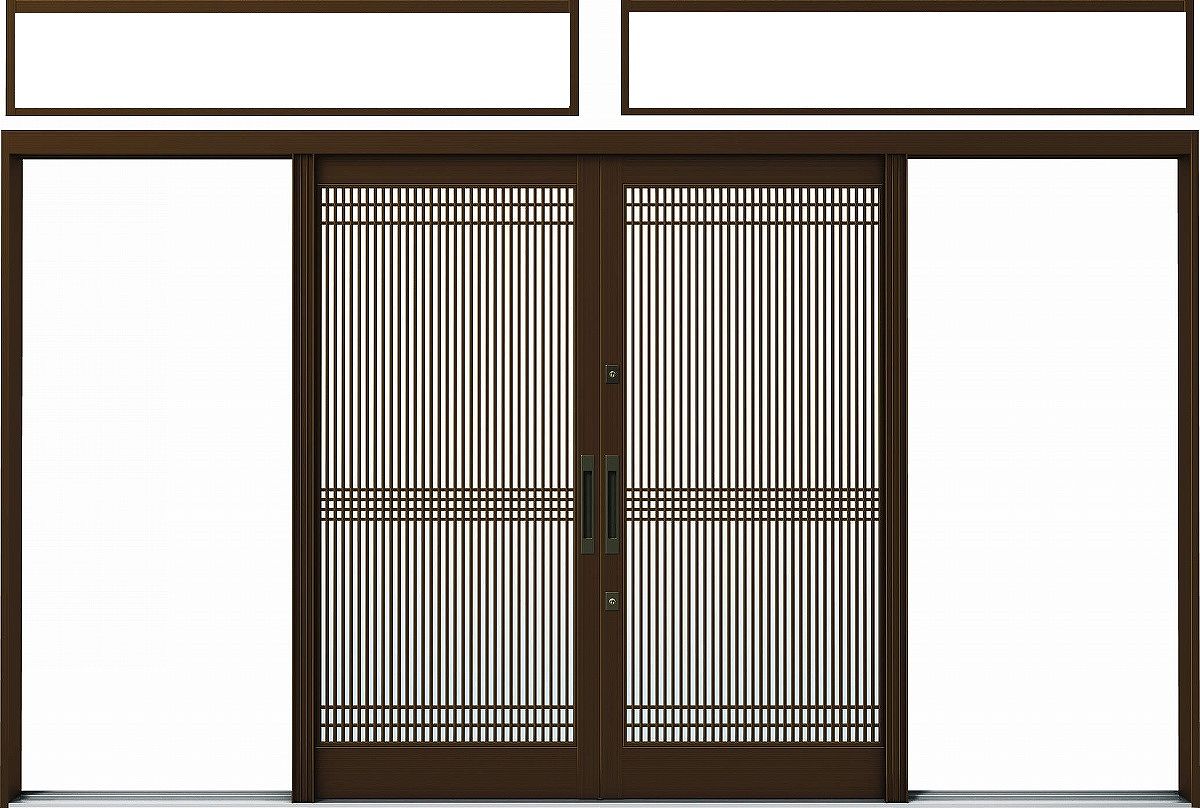 ◎オプション商品◎中桟付スライド網戸　引分け戸・引込み戸用　アルミ色格子付スライド網戸　引分け戸・引込み戸用　アルミ色中桟無スライド網戸　引分け戸・引込み戸用　アルミ色壁付防風ポスト半外付型用　コンクリート納まり用アンカー　上枠（ランマ付）...
