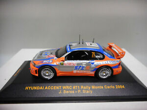 hyundai accent wrc rally monte carlo 2004 jberes ixo ram143 143 sin cartonヒュンダイアクセントラリーモンテカルロネットワークダンボール※注意※NYからの配送になります...