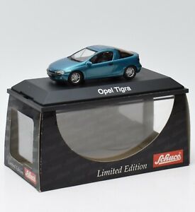 schuco 04092 rare opel tigra voiture de sport en vert metallise, 143, neuf dans sa boite, k087モデルメタリックグリーンオペルスポーツカーボックス※...