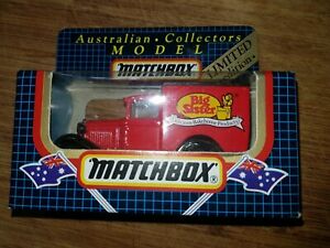 australian collectors model matchbox car big sisterオーストラリアマッチモデル※注意※NYからの配送になりますので2週間前後お時間をいただきます。人気の商品は在庫が無い場合がございます。ご了...