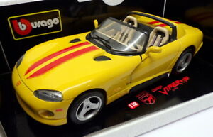 burago 118 scale model car 3025 1992 dodge viper rt10 yellowスケールモデルカーダッジバイパー※注意※NYからの配送になりますので2週間前後お時間をいただきます。人気の商品は在庫が無...