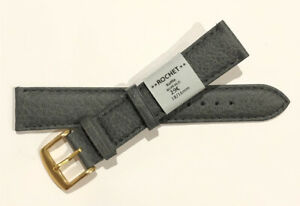 c62 bracelet strap montre rochet cuir buffle gris 18 mm largeur neuf 29?ブレスレットストラップモントルロシェクワールブップルグリラージ※注意※NYからの配送になりますの...