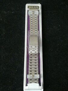cinturino bear bracciale vintage acciaio 18 mm z1681 prodotto germaniaシントゥリーノクマブラッチャレヴィンテージアッチャイオプロドットゲルマニア※注意※NYからの配送にな...