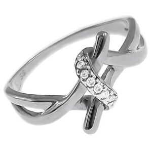 bague femme en argent 925 rhodie et oxydes zirconium neuve taille 54 dispoバゲフェムアンアルジャンロジエエオキシデスジルコニウムヌーヴ※注意※NYからの配送になります...