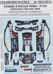 ford focus wrc rantanen rally finland 2009 decalsフォードフォーカスランタネンラリーフィンランドデカール※注意※NYからの配送になりますので2週間前後お時間をいただきます。人気の商品は在庫が無...
