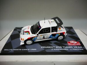peugeot 205 t16 e2 monte carlo rally 1986 kankkunen eaglemoss ixo 143プジョーモンテカルロラリーカンクネンイーグルモス※注意※NYからの配送になりますので2週間前後お時間を...