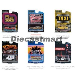 greenlight 164 set of 6 hollywood series 29 chevrolet usps ford plymouth 44890グリーンライトセットオブハリウッドシリーズシボレーフォードプリマス※注意※NYからの...