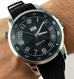 orologio belfe automatico gran data 45mm acciaio watch rubber skeleton sub sport※注意※NYからの配送になりますので2週間前後お時間をいただきます。人気の商品は...