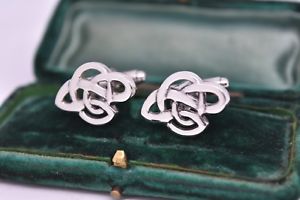 vintage sterling silver cufflinks with an art deco design b863ビンテージスターリングシルバーアールデコデザインカフリンクス※注意※NYからの配送になりますので2週間前後お時間をい...