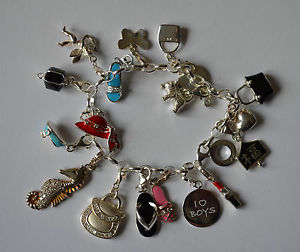 925 sterling silver charms bracelets great giftスターリングシルバーブレスレット※注意※NYからの配送になりますので2週間前後お時間をいただきます。人気の商品は在庫が無い場合がございます。ご了承...