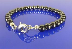 sterling silver magnetic hematite healing arthritis pain bracelet 6mmヘマタイトブレスレット※注意※NYからの配送になりますので2週間前後お時間をいただきます。人気の商品は...