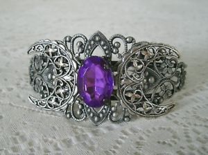 triple moon cuff bracelet, wiccan pagan wicca witch witchcraft goddess magic3カフスブレスレットwiccanwiccaマジック※注意※NYからの配送になりますので2...
