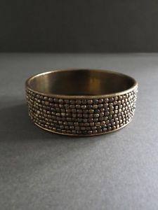 vintage in ottone massiccio braccialebraccialetto con grande designソリッドブラスカフブレスレットビンテージ※注意※NYからの配送になりますので2週間前後お時間をいただきます...