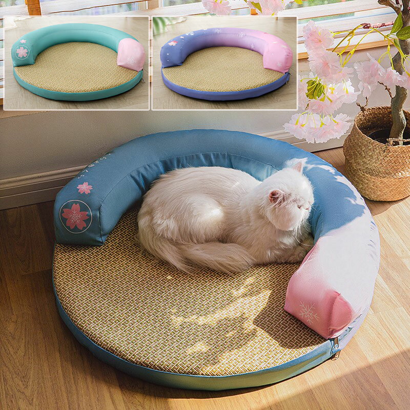 商品説明商品内容ペットベッド素材ござ、ボリエステルなど生産国中国サイズ55*55cm 7kg以内猫おすすめ ※平置き採寸になります。実際のサイズとは誤差が出る場合がございますので、参考サイズとしてご覧ください。注意書き※商品写真は、できる限...