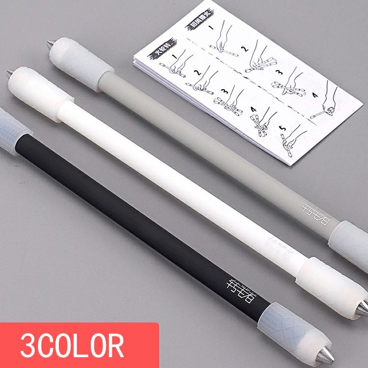 ペン回し 専用ペン 改造ペン 回り方のレクチャー付き 両端加重 ペン回し用改造ペン 回りやすい 滑り止めデザイン 人気 初心者の方でも簡単にはじめられます 【サイズ】 長さ:（約）23cm 重さ:（約）23g【レクチャー付き】回り方のレクチ...