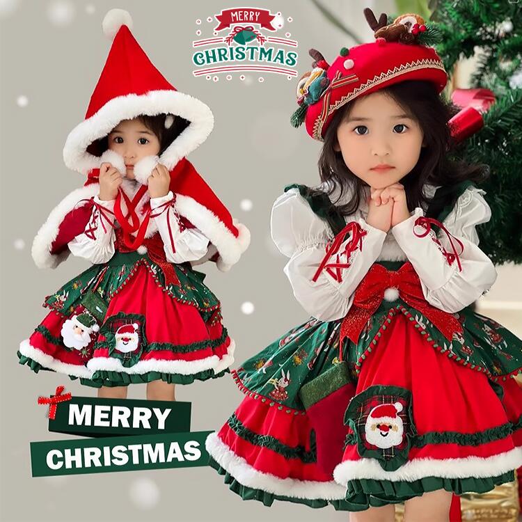 &nbsp; 商品名 クリスマス衣装 素 材 ポリエステル 商品内容 ワンピース、シャツ 、マント、ベレー帽 サイズ 100-150cm 注意事項 ■サイズ表記は手作業にて行っておりますので、 実物と若干の誤差が生じる場合があります。 ■モ...