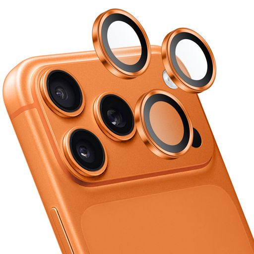 [精密カット]このカメラプロテクターは最新の17ProMax/17Pro専用に設計され、実機を使用して型取りされています。精密な切削技術により、各レンズプロテクターがスマートフォンにぴったりとフィットし、カメラモジュール全体を保護しながらレ...