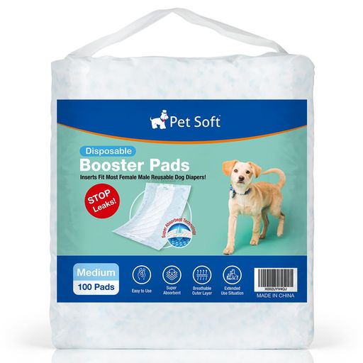 尿 【優れた吸水性能】pet softおむつパッドは中身は吸水性能に優れた素材を採用し、水分が素早く吸収されます。水分はパッドの中にしっかりロックされ、逆戻りせず、お肌がサラサラでワンちゃんが快適です。 【サイド漏れ防止】pet softお...
