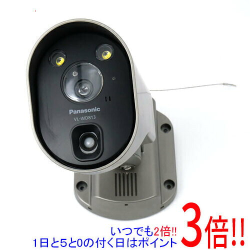 商品名Panasonic センサーライト付屋外ワイヤレスカメラ VL-WD813K商品状態新品です。型番VL-WD813K仕様電源:AC100V(50Hz/60Hz)消費電力:待受時 約1.4W、動作時 約3W(ライト消灯) 約5W(ライト...