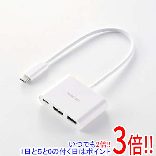 商品名ELECOM 3in1ドッキングステーション DST-030BPWH ホワイト商品状態新品の商品です。型番DST-030BPWH [ホワイト]仕様[基本スペック]タイプ ドッキングステーション電源供給 バスパワーインターフェイス(パソ...