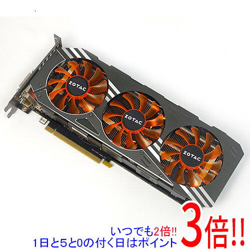 商品名【中古】ZOTAC製グラボ GeForce GTX 980 AMP! Edition ZT-90204-10P商品状態動作確認済みの中古品です。※中古品ですので、傷、汚れ等ある場合がございます。ご理解の上、ご検討お願いします。型番ZO...