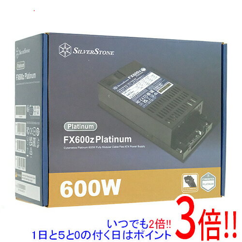 商品名SILVERSTONE製 PC電源 SST-FX600-PM 600W ブラック商品状態 新品。 商品名 電源ユニット 型番 SST-FX600-PM [ブラック] 基本仕様 [基本スペック] 対応規格 フォームファクタ：FlexAT...