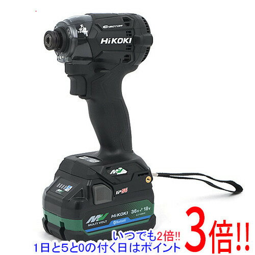 商品名【新品訳あり(箱きず・やぶれ)】 HiKOKI インパクトドライバー WH36DC(2XPBSZ) ストロングブラック商品状態新品の商品です。型番シールに破れがあります。（訳あり理由）※型番シールのダメージのみで、商品自体には影響ござ...