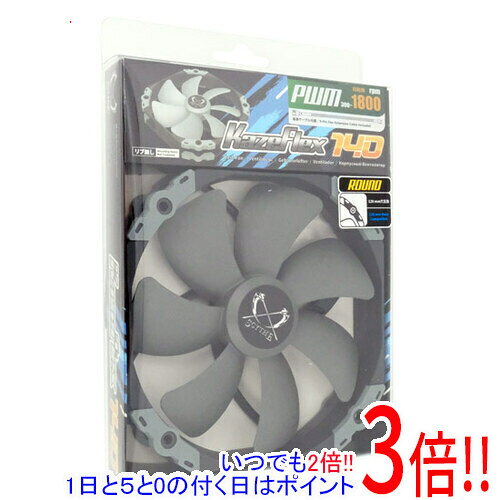 商品名SCYTHE製 KAZE-FLEX 140mm PWM KF1425FD18-P商品状態 新品 商品説明 ・140mm角のケースファン「KAZE FLEX 140 PWM」 光らない通常モデルと4ピンRGBモデルのラインナップ 商品名...