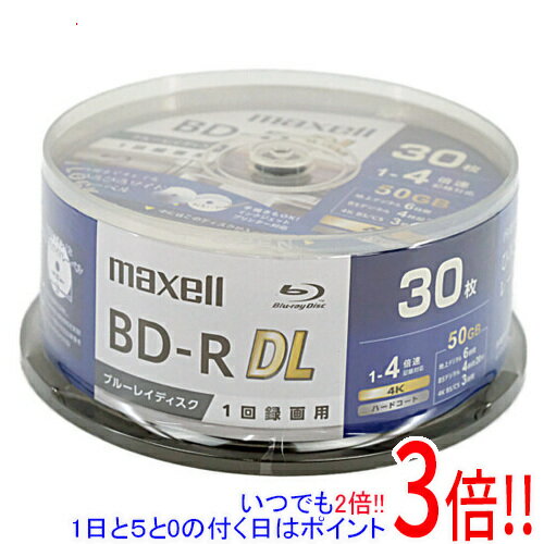 商品名maxell 録画用ブルーレイディスク BD-R DL 4倍速 30枚組 BRV50WPG.30SP商品状態 新品 商品名 録画用ブルーレイディスク BD-R DL ひろびろワイドレーベルディスク（1〜4倍速記録対応） 型番 BRV5...