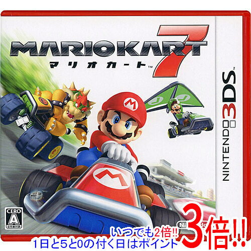 商品名【中古】マリオカート7 3DS商品状態開封済みの中古品です。☆ケース・説明書付き！※本商品は、製品の性質上、開封後の返品はお受けできませんのでご了承ください。仕様メーカー：任天堂[ジャンル]レース[対応機種]ニンテンドー3DS[プレイ...