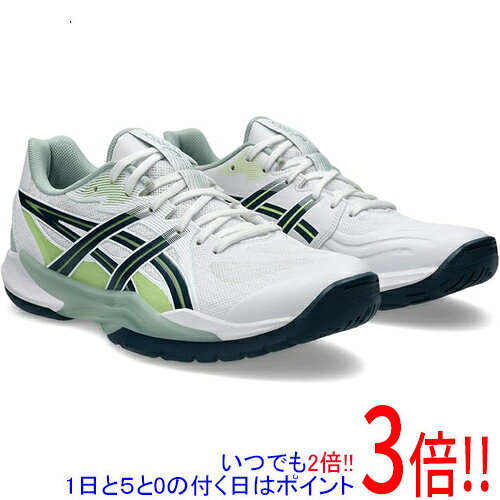 商品名asics アシックス 28.0cm ハンドボールシューズ POWERBREAK FF 1071A101 ホワイト/トランクイル ティール商品状態新品商品説明力強い左右への動きをサポートするグリップ性と安定性を両立したスタビリティモデ...