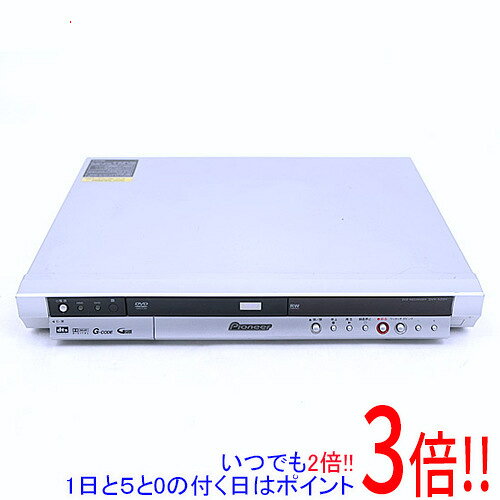 商品名【中古】Pioneer DVDレコーダー DVR-520H-S リモコンなし商品状態動作確認済みの中古品です。※中古品のため、使用感や傷、汚れ等がある場合がございます。商品名DVDレコーダー型番DVR-520H-S仕様[基本仕様]タイ...