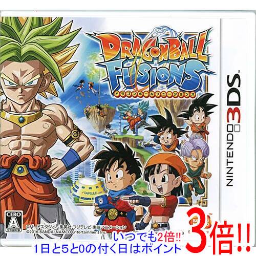 商品名【中古】ドラゴンボールフュージョンズ 3DS 説明書なし・カバー・ケースいたみ商品状態開封済みの中古品です。☆ケース付き！※説明書はありません。※紙カバーに汚れ・破れまたケースに割れ・日焼けなどの傷みが見られます。※本商品は、製品の性...